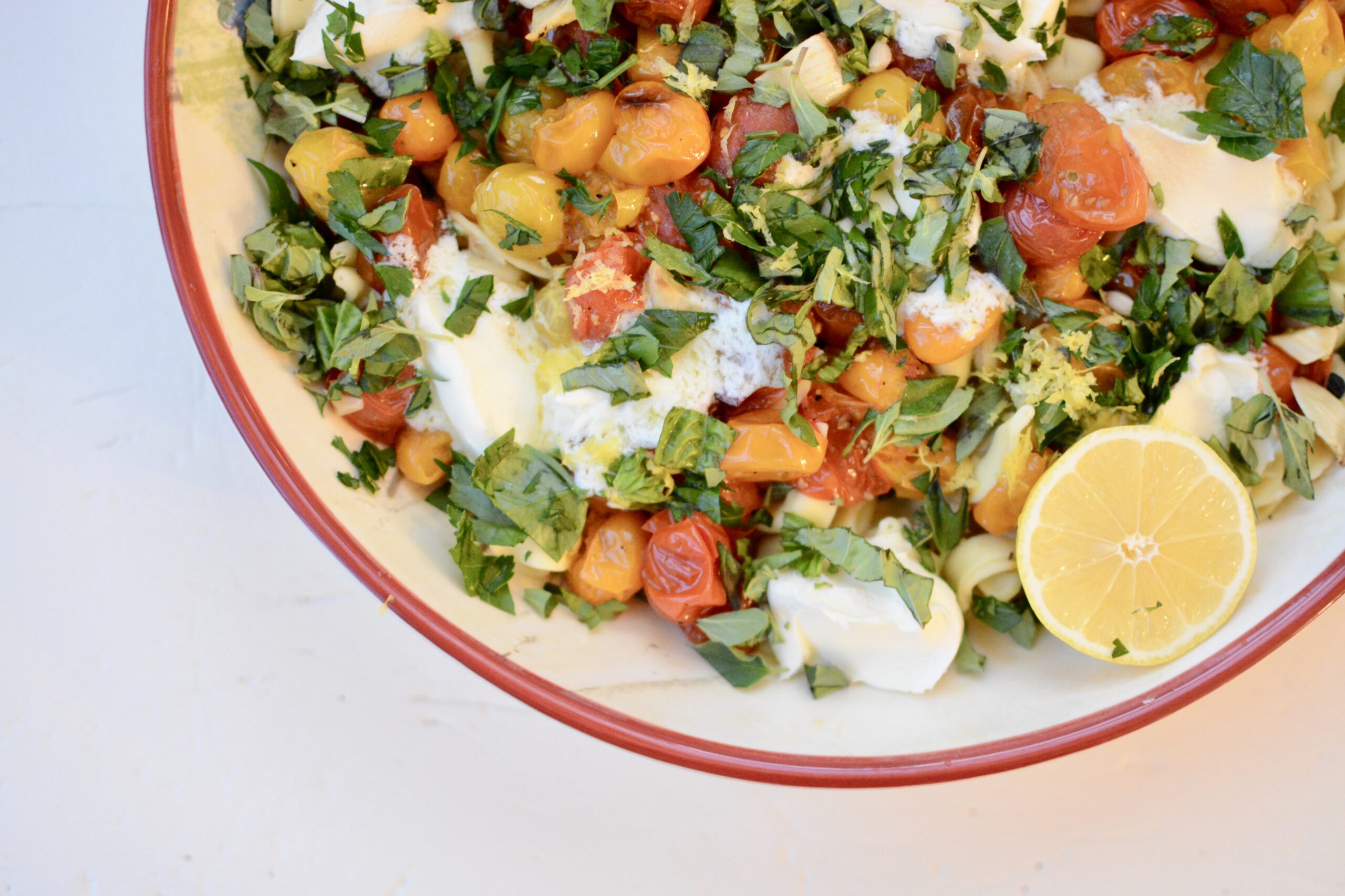 Burst Tomato, Mascarpone and Herb Tortellini Pasta - LB's Good Spoon